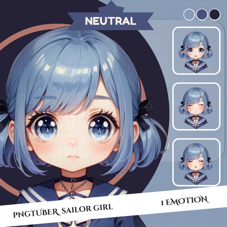 Pngtuber Model Marina Girl Vtuber Model Girl Pngtuber Png Premade Model ...