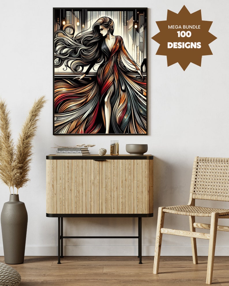 100 Printable Mega Bundle, Digital Prints, 100 MEGA BUNDLE SET, Gallery ...