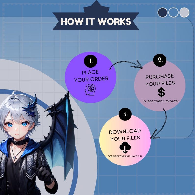 Pngtuber Dragon Boy Model Pngtuber Premade Model Dragon Png Tuber Demon ...