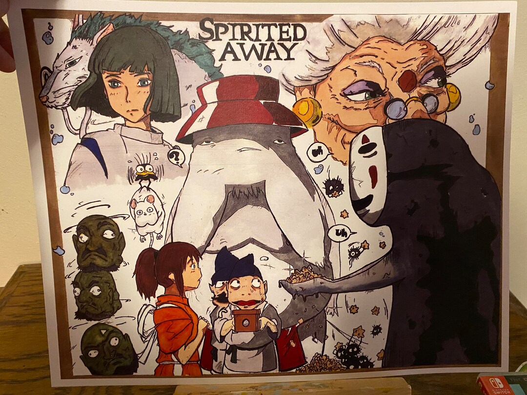 Spirited Away Fanart Print Etsy