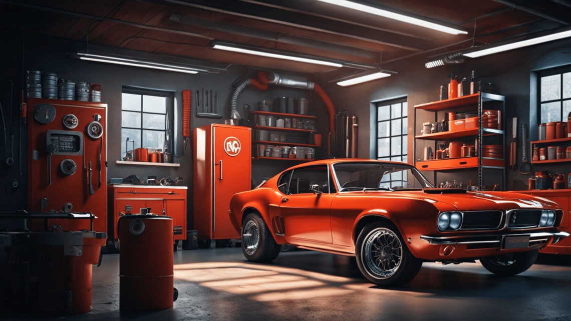 15 Pack Mechanical Garage Workshop Zoom Backgrounds, New Release ...