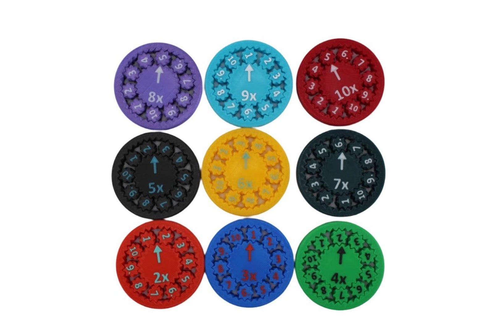 Math Fidget Spinner Multiplication and Divison - Custom Sets - Etsy