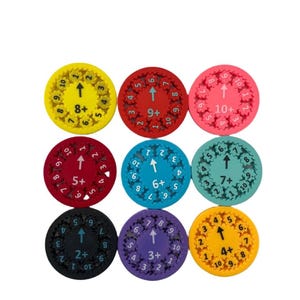 Math Fidget Spinner Multiplication and Divison - Custom Sets - Etsy