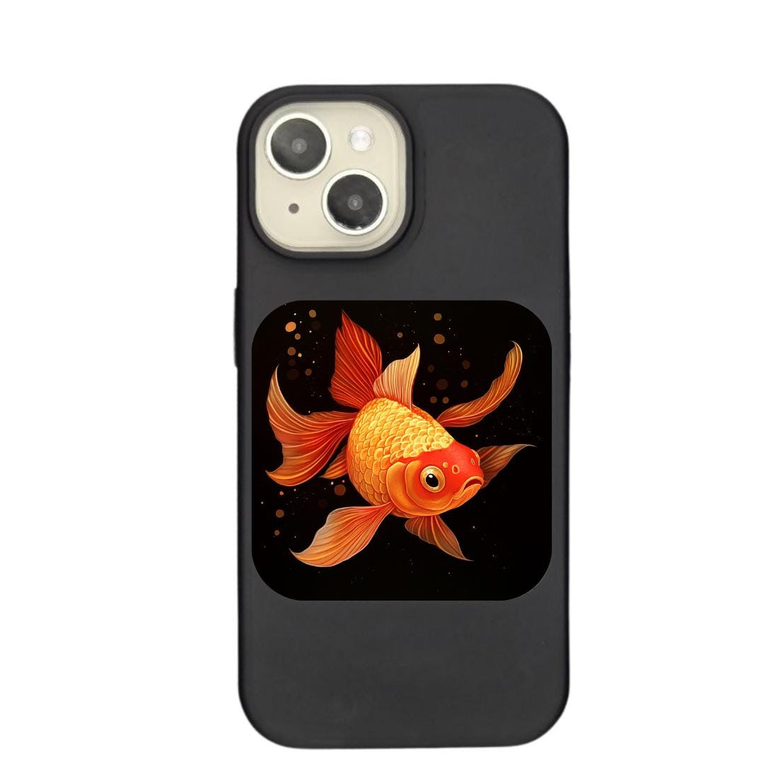 Celestial Goldfish Glow Phone Case - Etsy