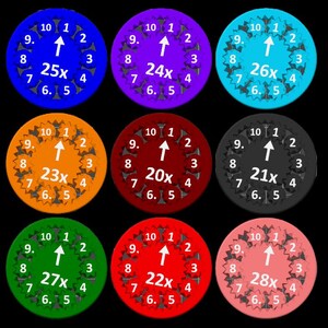 Math Fidget Spinner Multiplication and Divison - Custom Sets - Etsy