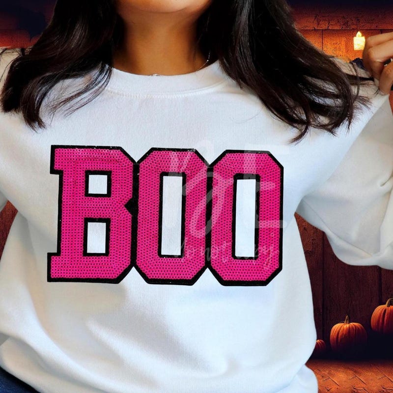 Pink Boo Patch - Etsy