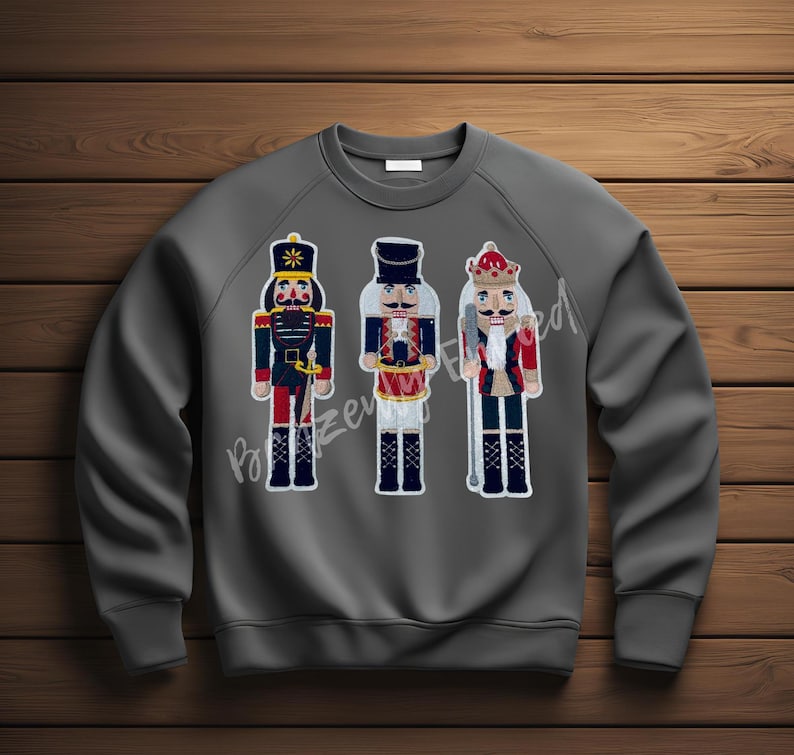 Nutcracker Patch| Set of 3 Nutcracker Chenille Patches - Etsy