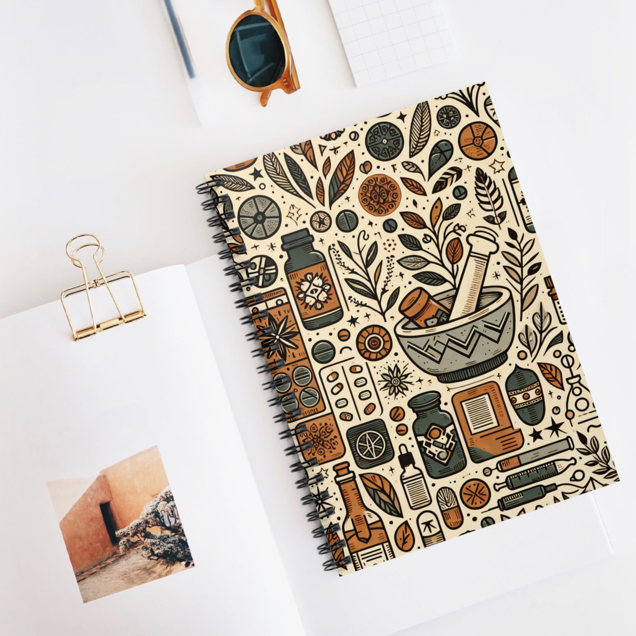 Boho Pharmacy Spiral Notebook, Pharmacy Technician Notes, Pharmacist ...