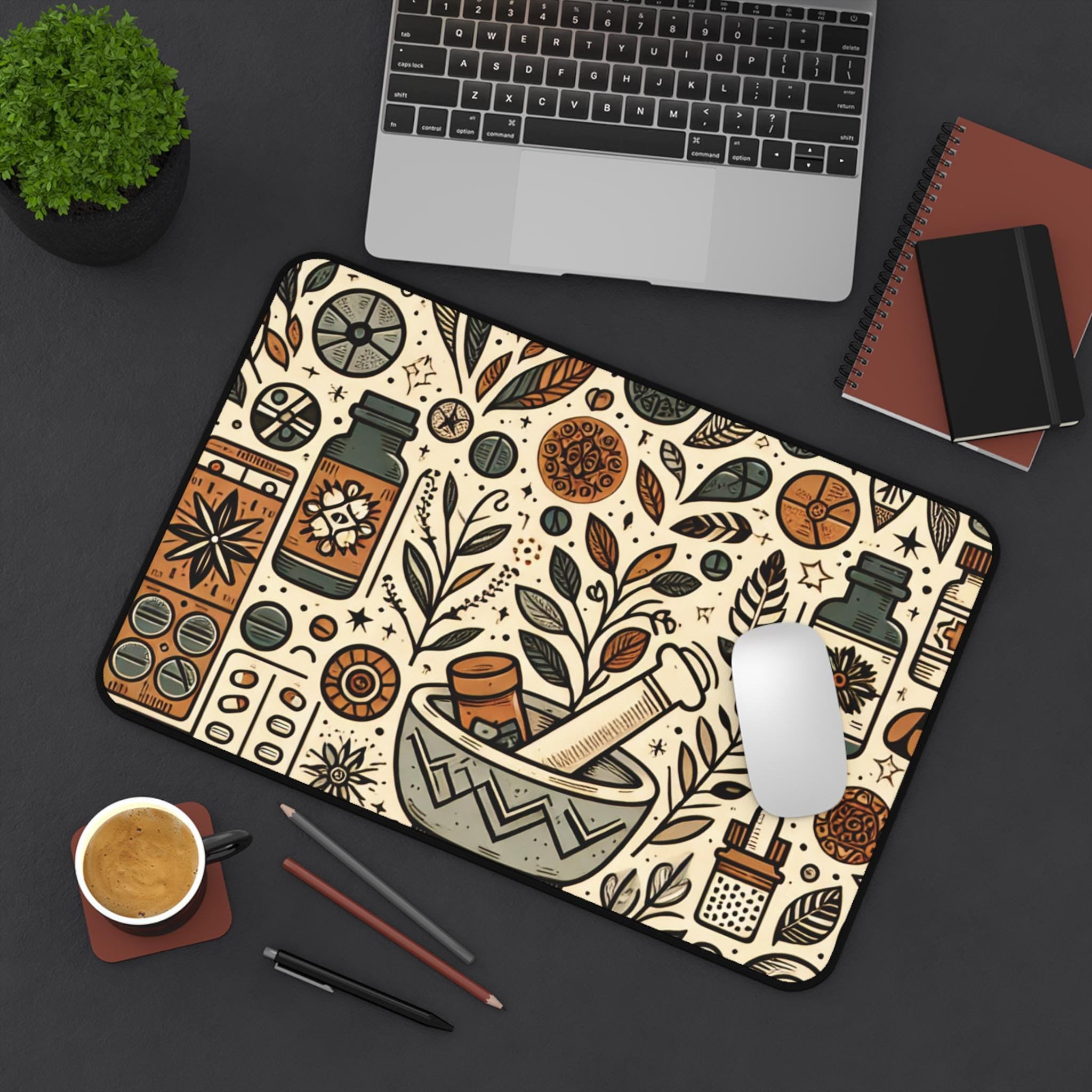 Boho Pharmacy Desk Mat, Cute Pharmacy Mouse Pad, Pharmacy Graduation ...
