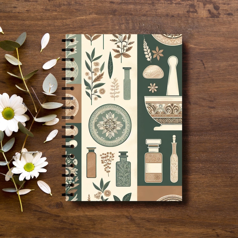 Boho Pharmacy Spiral Notebook, Pharmacy Technician Notes, Pharmacist ...