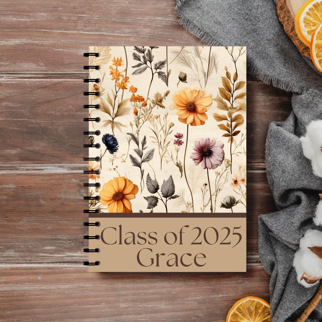 Custom Graduation Spiral Notebook, Personalized Senior Grad Gift ...
