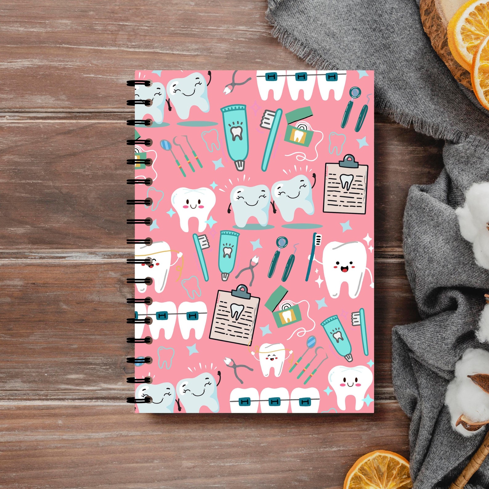Denitst Spiral Notebook, Hygienist Notes, Gift for Dentist, Dental ...
