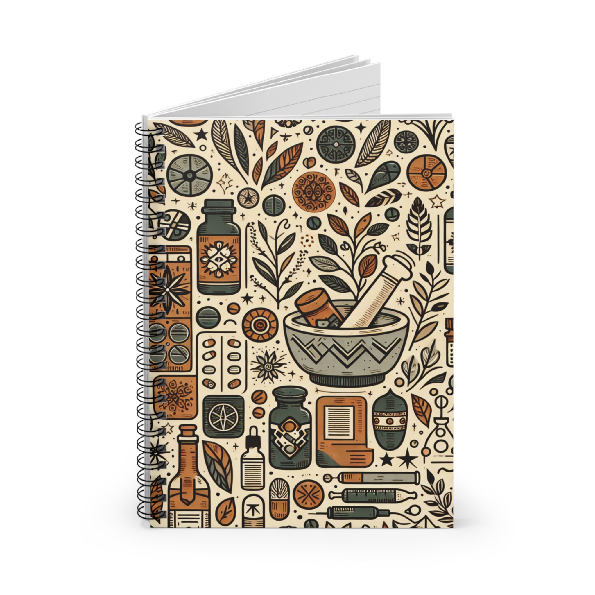 Boho Pharmacy Spiral Notebook, Pharmacy Technician Notes, Pharmacist ...