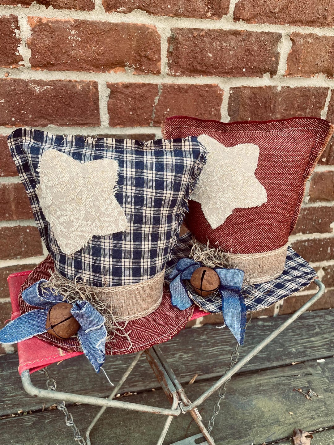 Primitive Uncle Sam Hat, Folkart Uncle Sam, Primitive Americana Decor ...