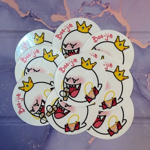 Sticker Boo-jie Super Mario Brothers Nintendo Funny - Etsy