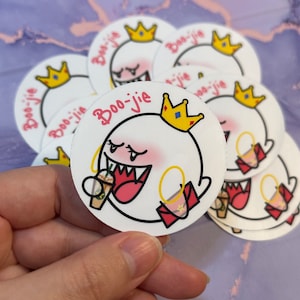 Sticker Boo-jie Super Mario Brothers Nintendo Funny - Etsy