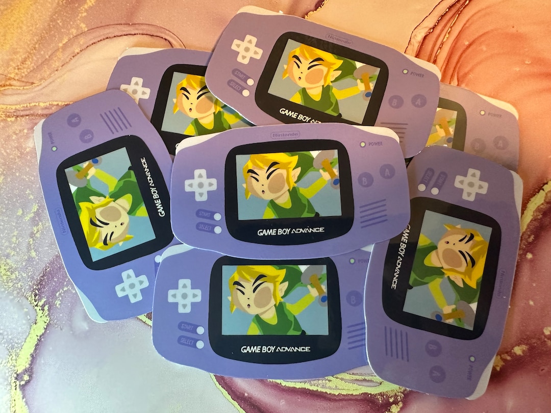 Sticker | Car Decal Bumper Sticker | Cute Link Stuck in Gameboy Advance ...