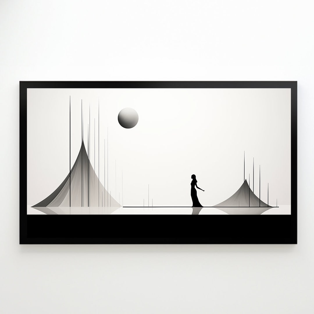 Samsung Frame TV Art | Minimalist Drawing | Digital Download | Art for ...