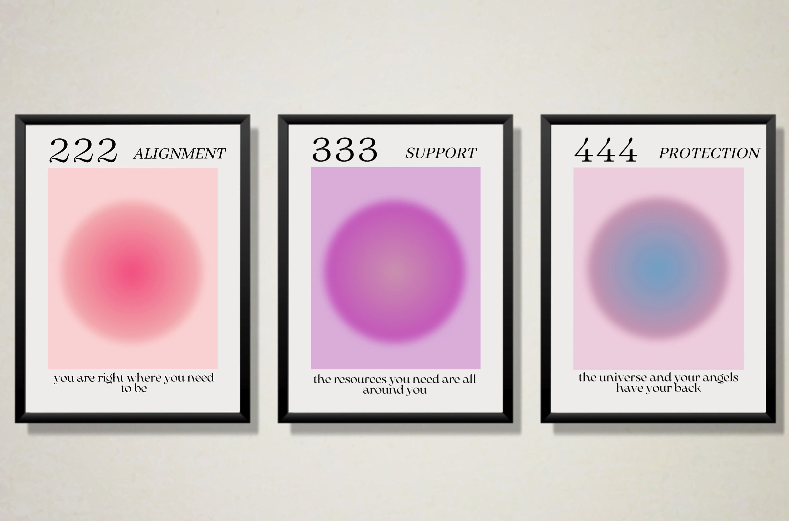 Angel Numbers Wall Art, Angel Number Poster, Printable Wall Art, 333 ...