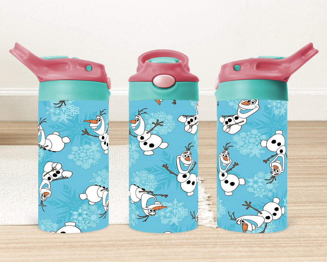 Olaf 12oz Flip Top Tumbler Wrap, Frozen 12oz Sippy Cup Tumbler Png ...
