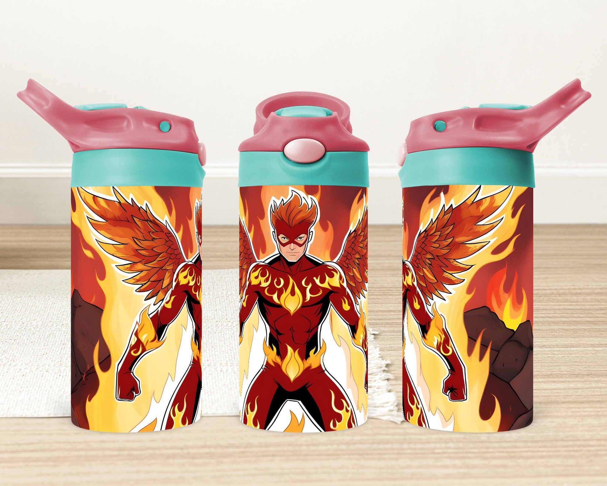 Superhero Sippy Cup Tumbler Wrap Designs: 12 Oz Bundle (digital ...