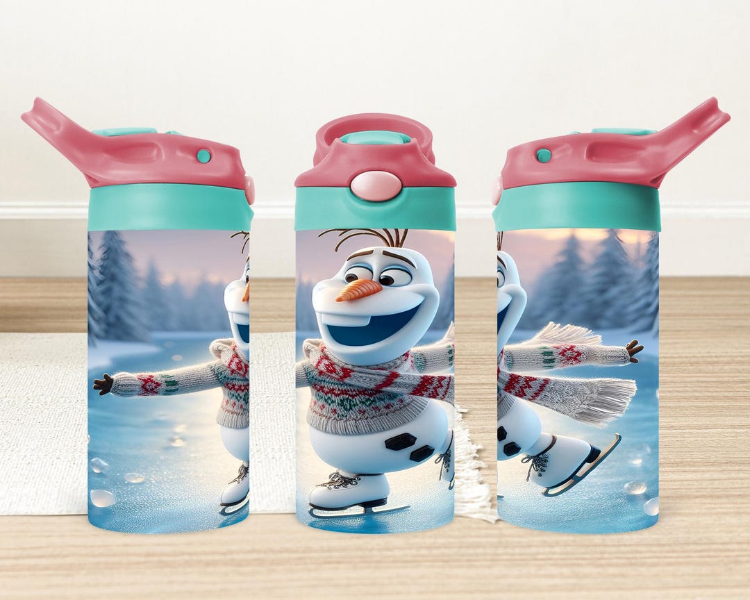 Olaf Frozen 12oz Flip Top Tumbler Wrap, Frozen 12oz Sippy Cup Tumbler ...