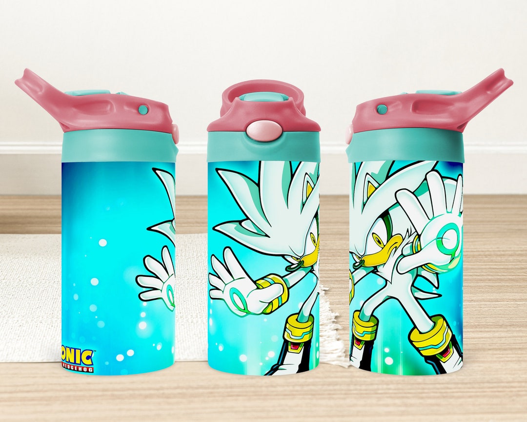 Sonic 12oz Kids Flip Top Sippy Cup Tumbler Wrap, Sonic Water Bottle ...