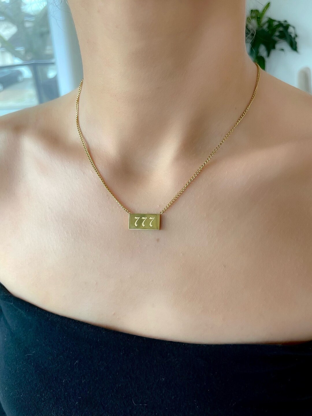 14K Gold Plated Necklace • Angel Numbers • Perfect Gift for Her ...
