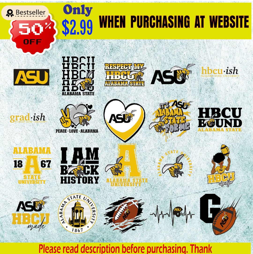 High-quality Alabama State University and Hbcu Svg Bundle for - Etsy