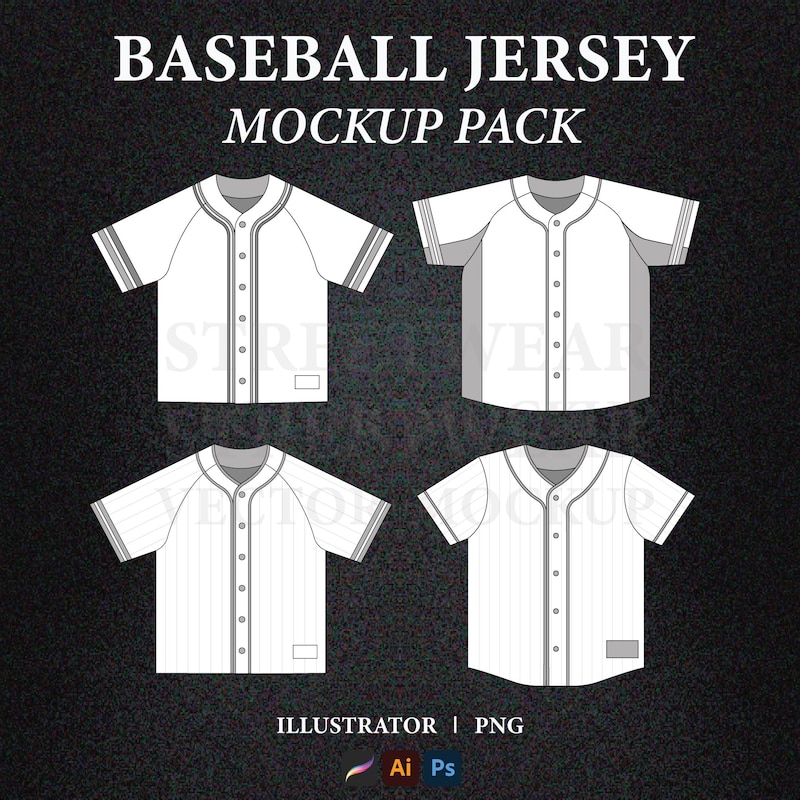 Baseball Jersey Pack - Etsy