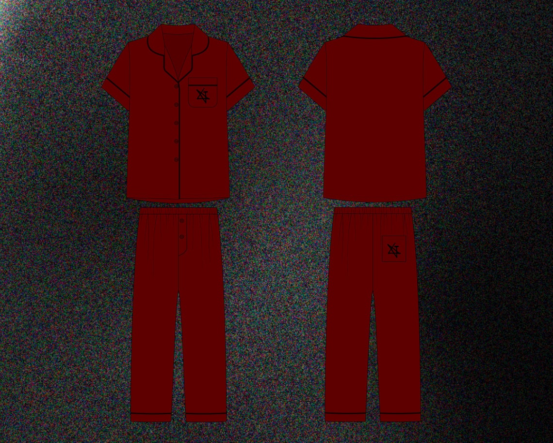 Short Sleeve Pajamas Mockup: Vector Loungewear Template (AI, PNG) - Etsy