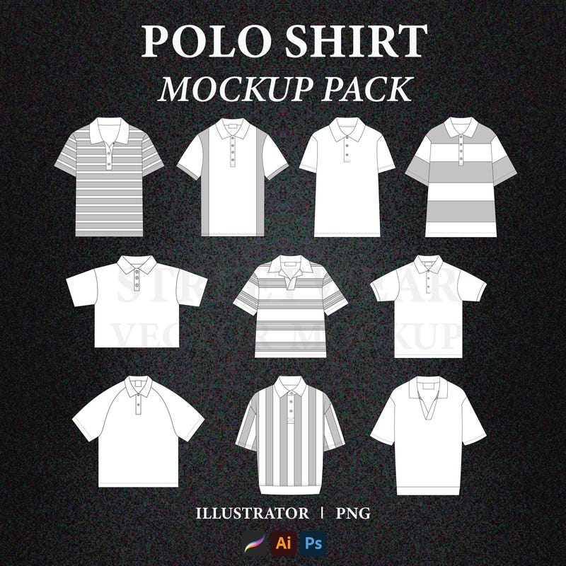 Mock Polo Shirts - Etsy