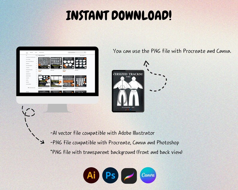 Long Sleeve Pajamas Mockup Vector Pyjama Mockup Set Loungewear Mockup ...