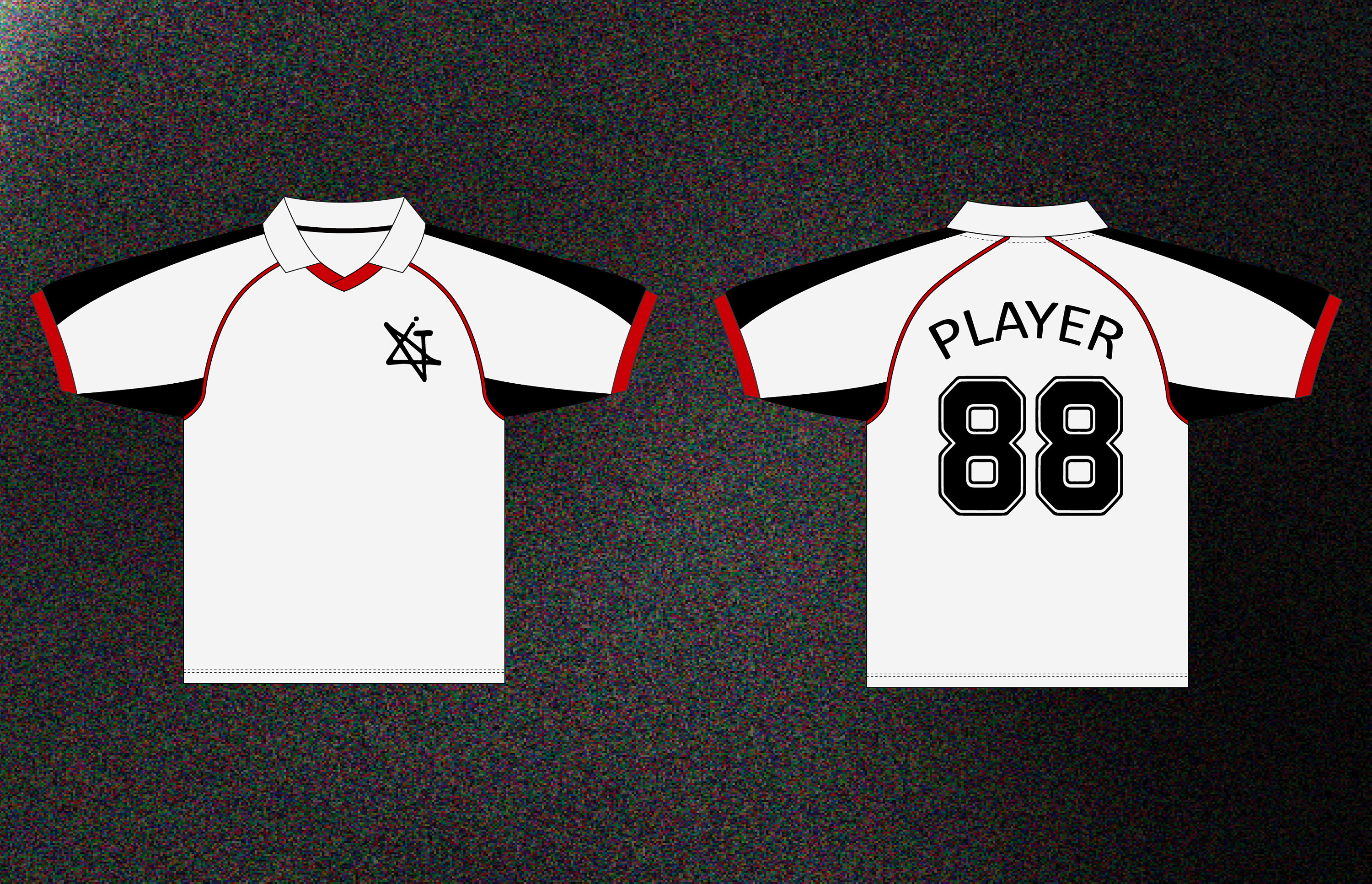 Football Shirt Mockup Streetwear Soccer Jersey Tech Pack Template ...