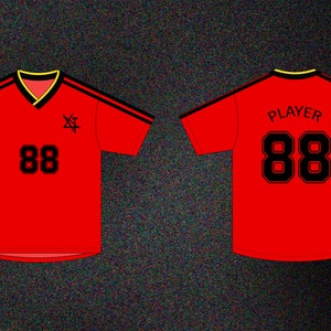 Mockup Soccer Jersey Tech Pack Streetwear Football Jersey Vector Mockup ...