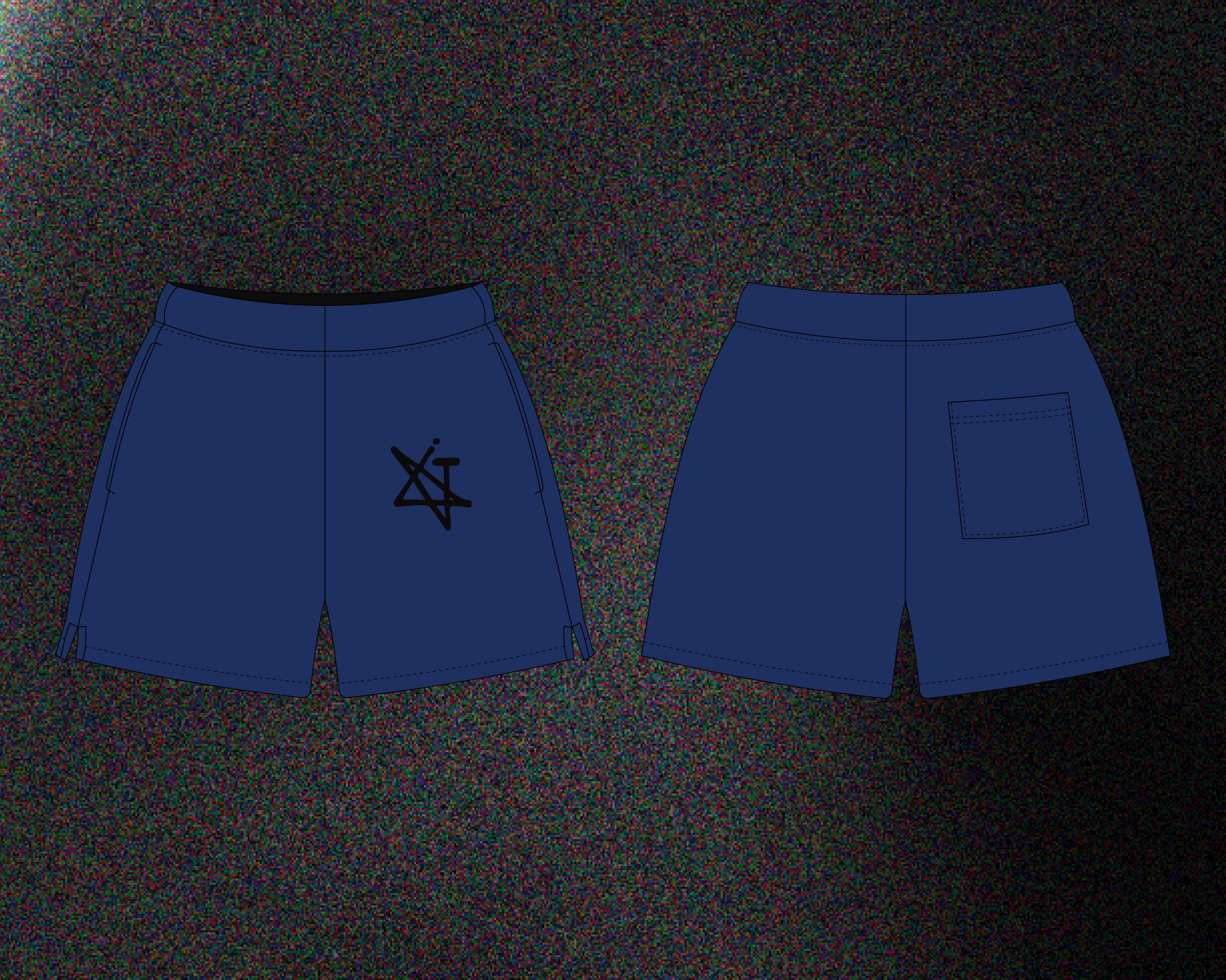 Sweat Short Vector Mockup Active Shorts Mockup Streetwear Shorts Tech ...