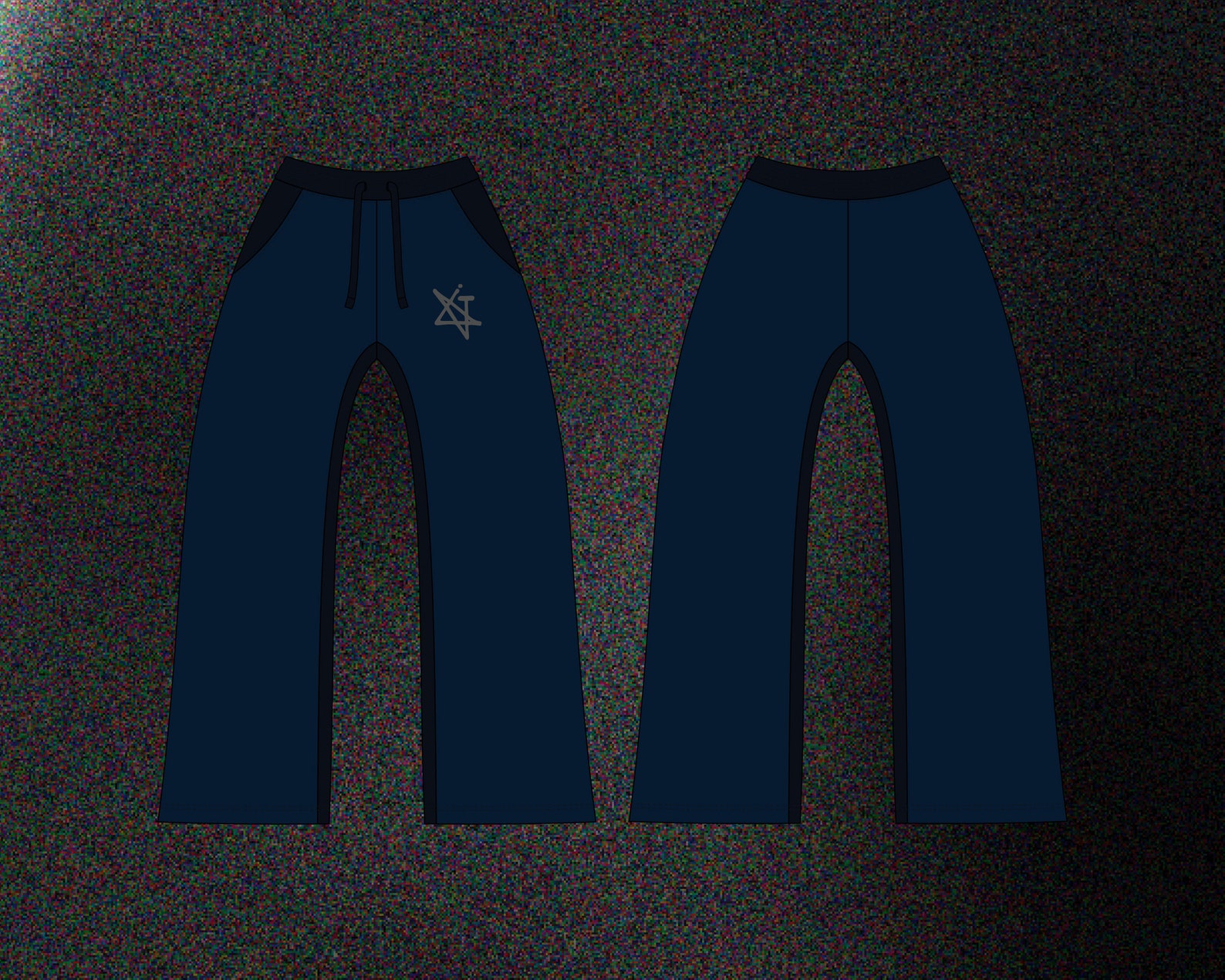 Streetwear Sweatpants Vector Mockup: Tech Pack Template (AI & PNG) - Etsy