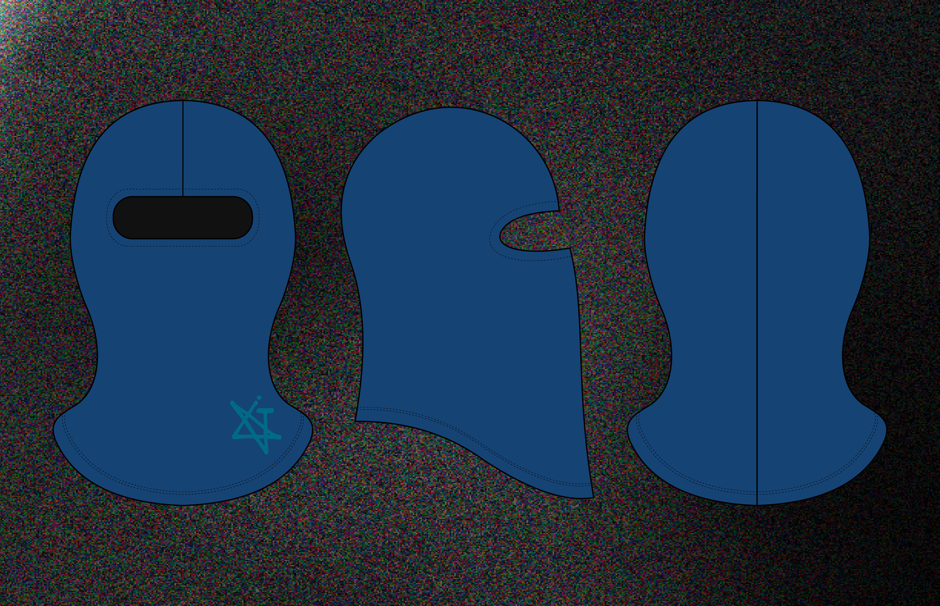 Balaclava Tech Pack Template: Streetwear Vector Mockup (AI, PNG) - Etsy