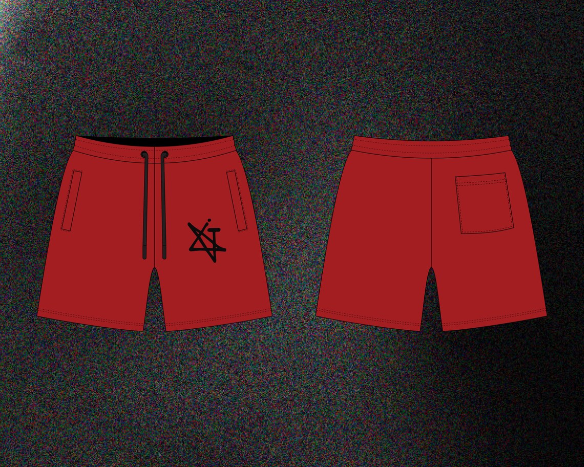 Sweat Short Vector Mockup: Streetwear Tech Pack (AI & PNG) - Etsy