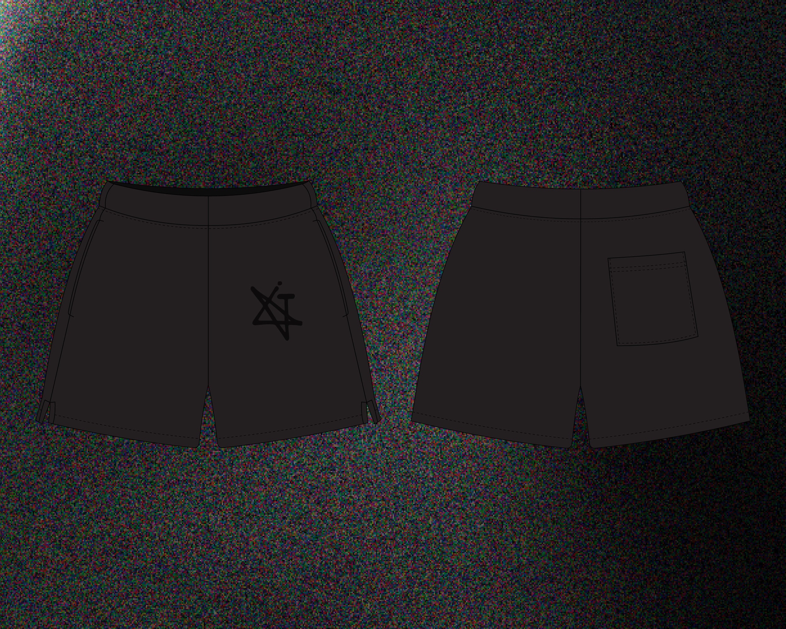 Sweat Short Vector Mockup Active Shorts Mockup Streetwear Shorts Tech ...