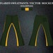 Flared Sweatpants Vector Mockup: Streetwear Clothing Design ...
