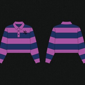 Rugby Polo Shirt Vector Mockup: Long Sleeve Tech Pack (AI, PNG) - Etsy