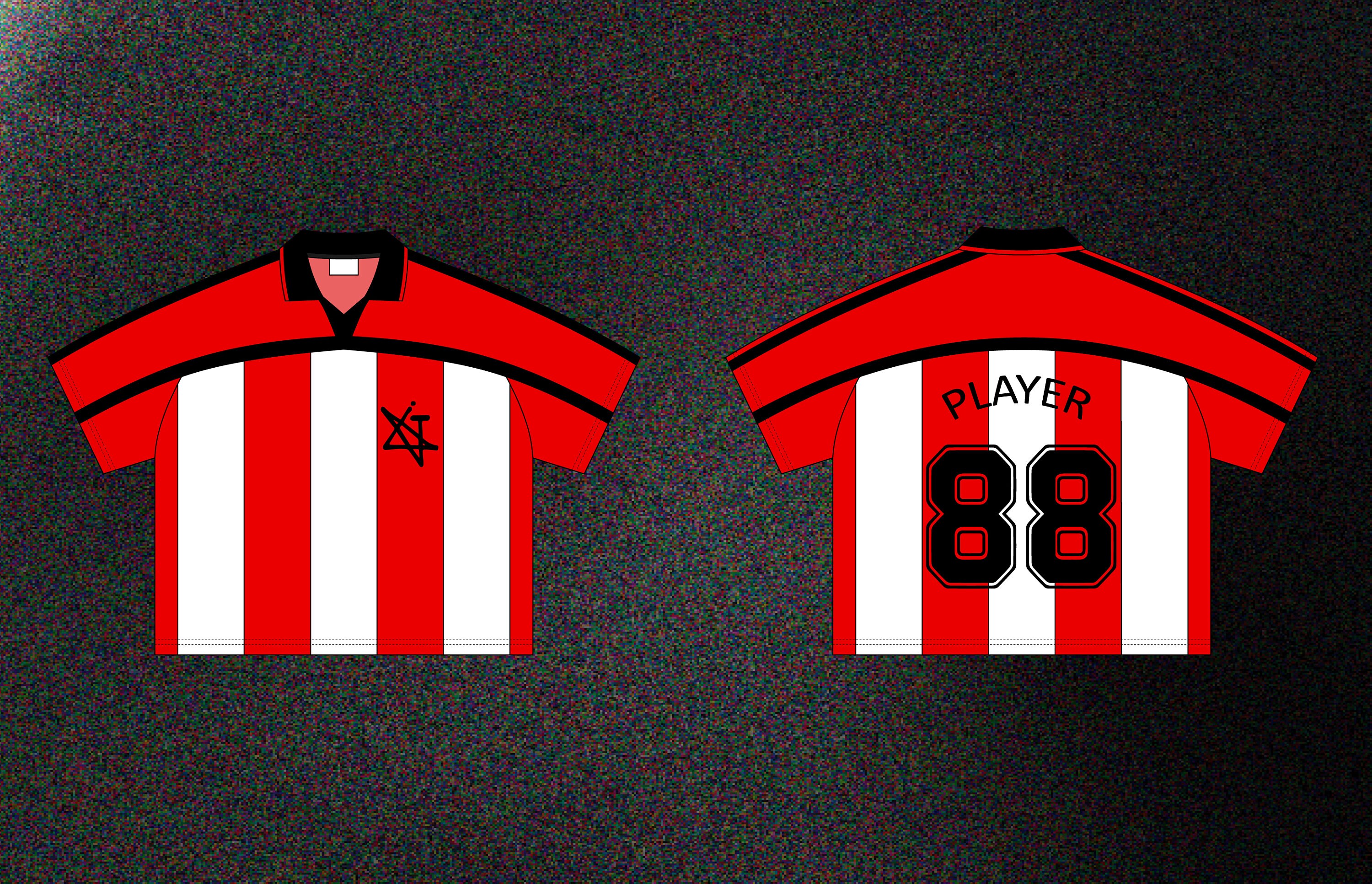 Streetwear Cropped Football Jersey Vector Mockup: Fashion Tech Pack (AI ...