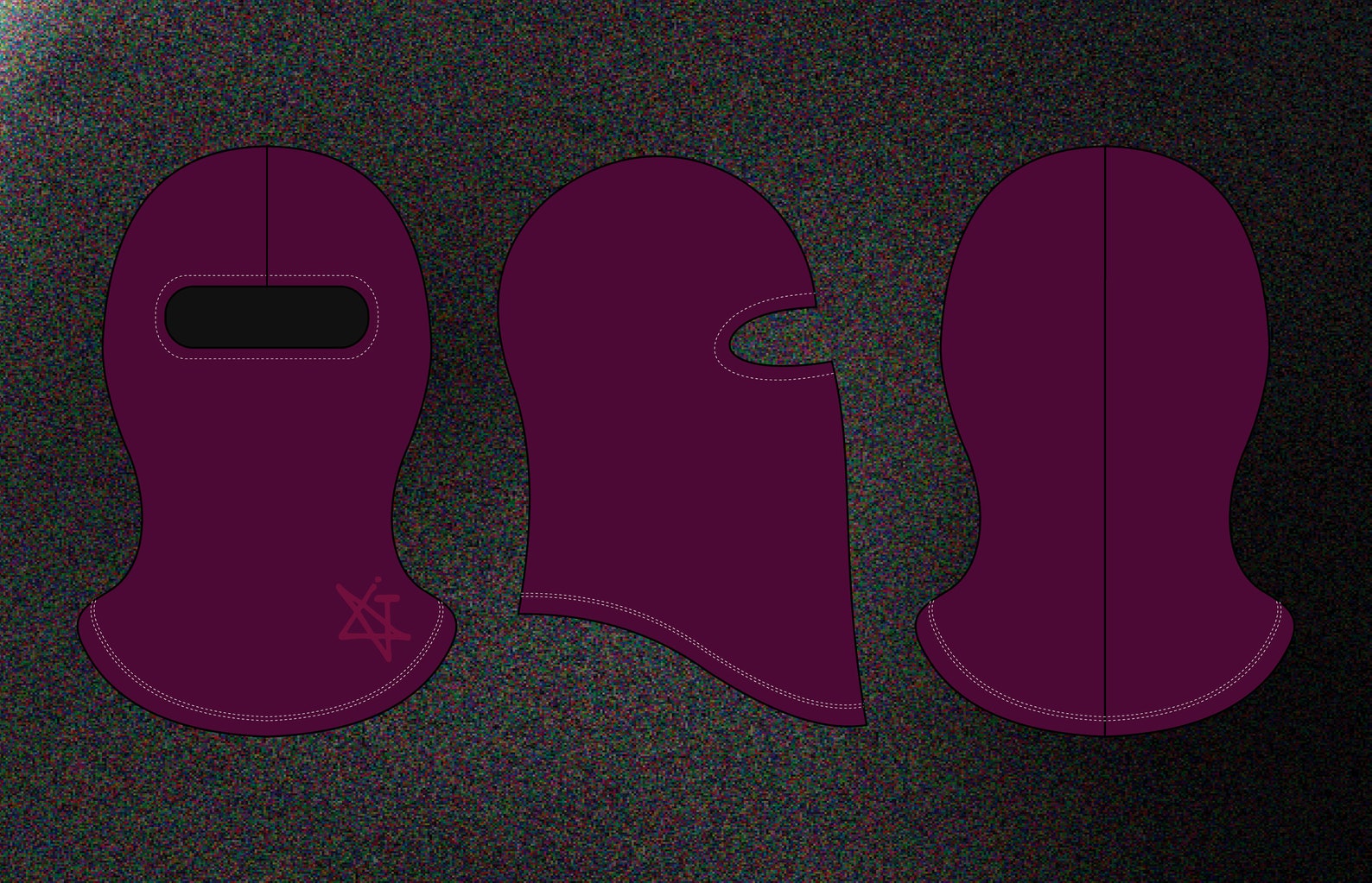 Balaclava Tech Pack Template: Streetwear Vector Mockup (AI, PNG) - Etsy