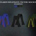 Flared Sweatpants Vector Mockup: Streetwear Clothing Design ...