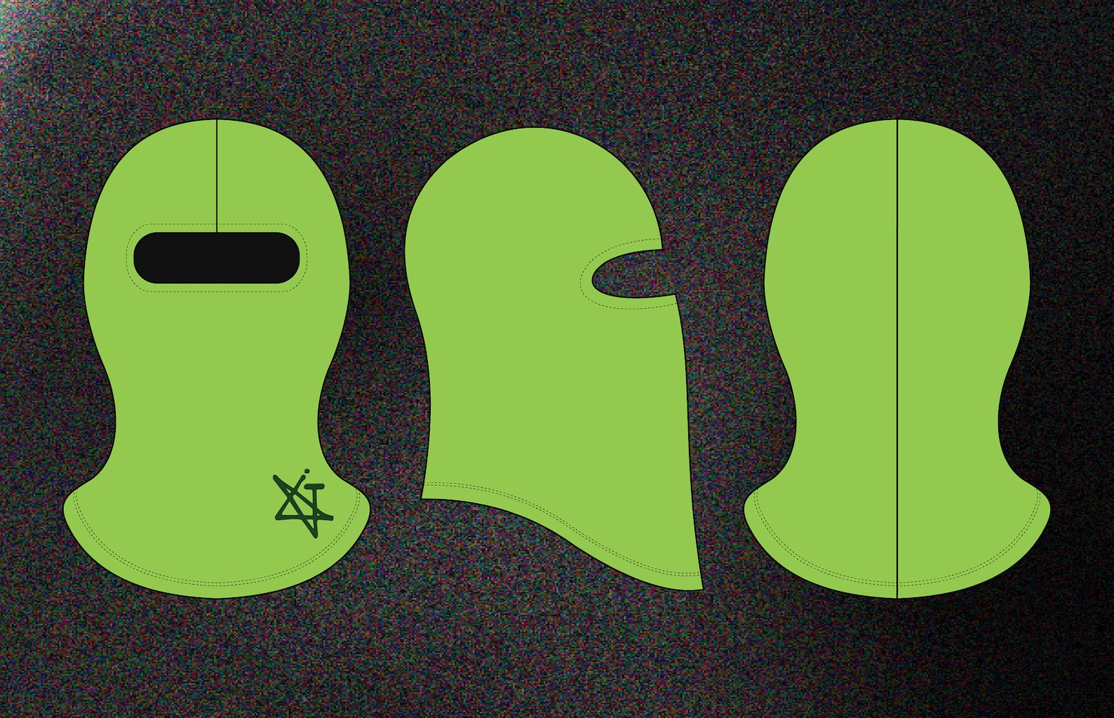 Balaclava Tech Pack Template: Streetwear Vector Mockup (AI, PNG) - Etsy