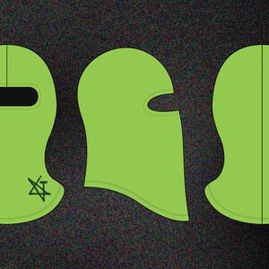 Balaclava Tech Pack Template: Streetwear Vector Mockup (AI, PNG) - Etsy