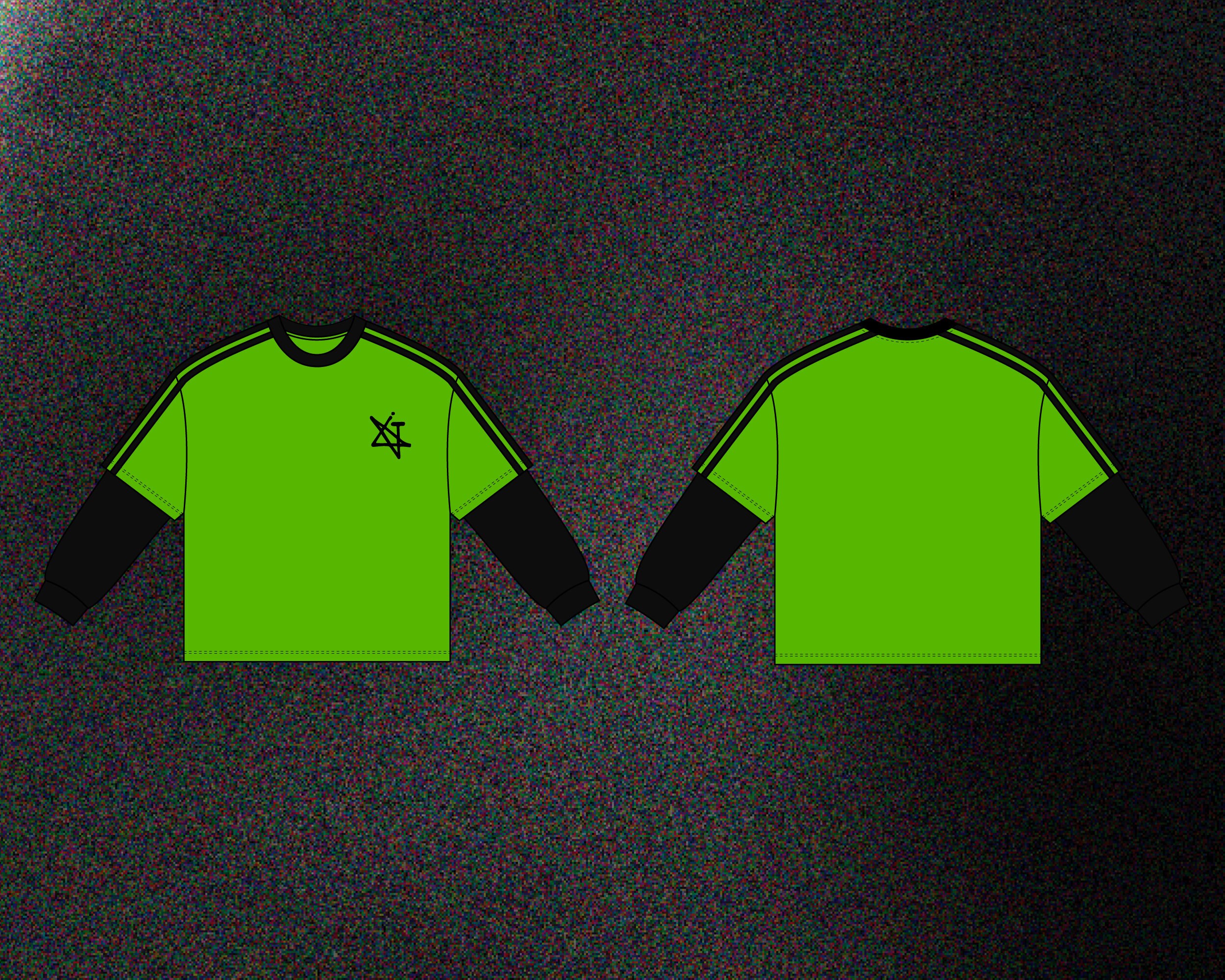 Streetwear Double Layer Long Sleeve T-shirt Vector Mockup (AI & PNG) - Etsy