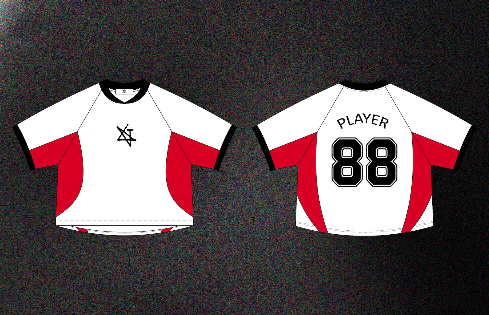 Cropped Football Jersey Vector Mockup: Streetwear Tech Pack (AI, PNG ...