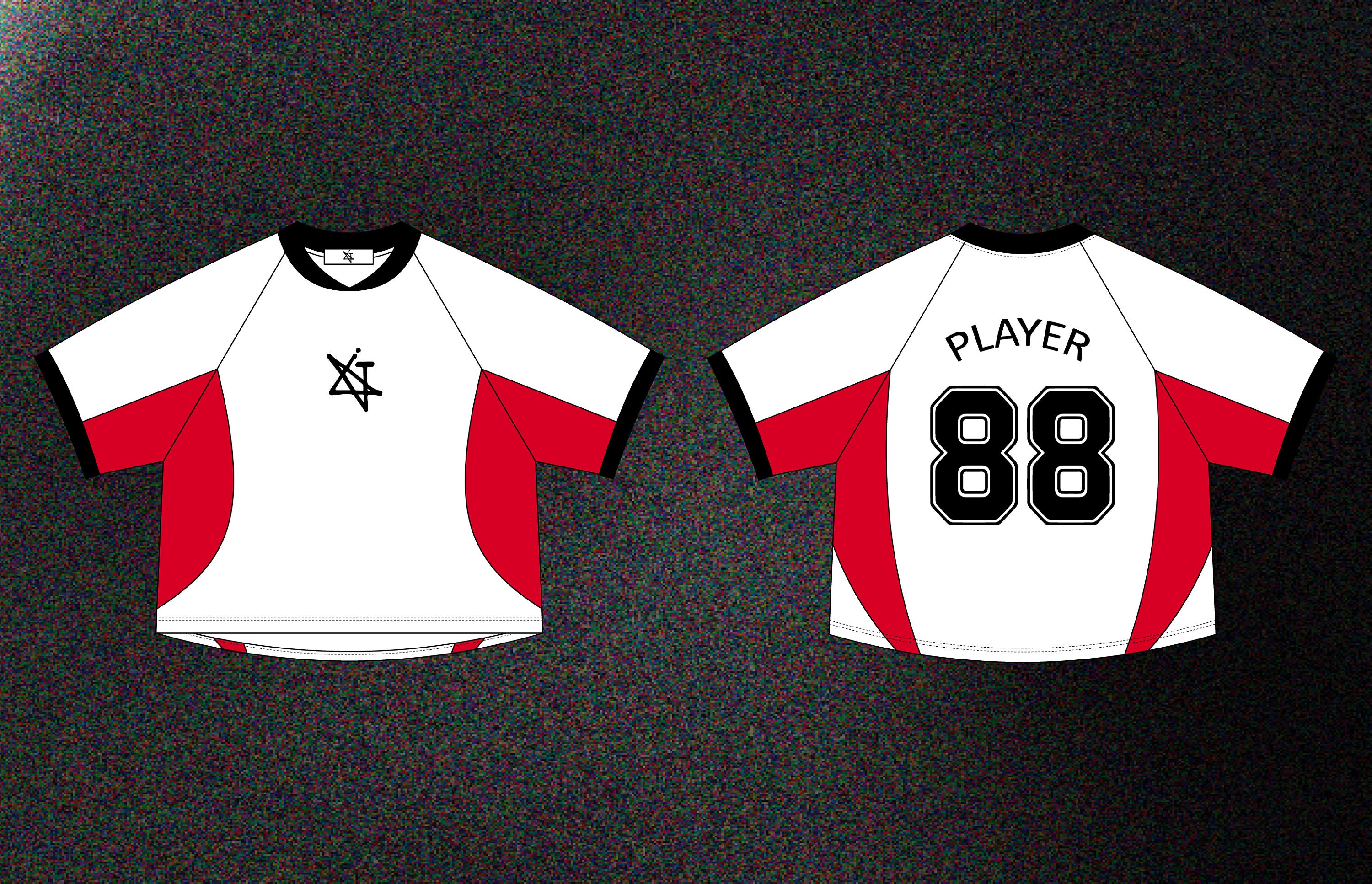 Cropped Football Jersey Vector Mockup: Streetwear Tech Pack (AI, PNG ...